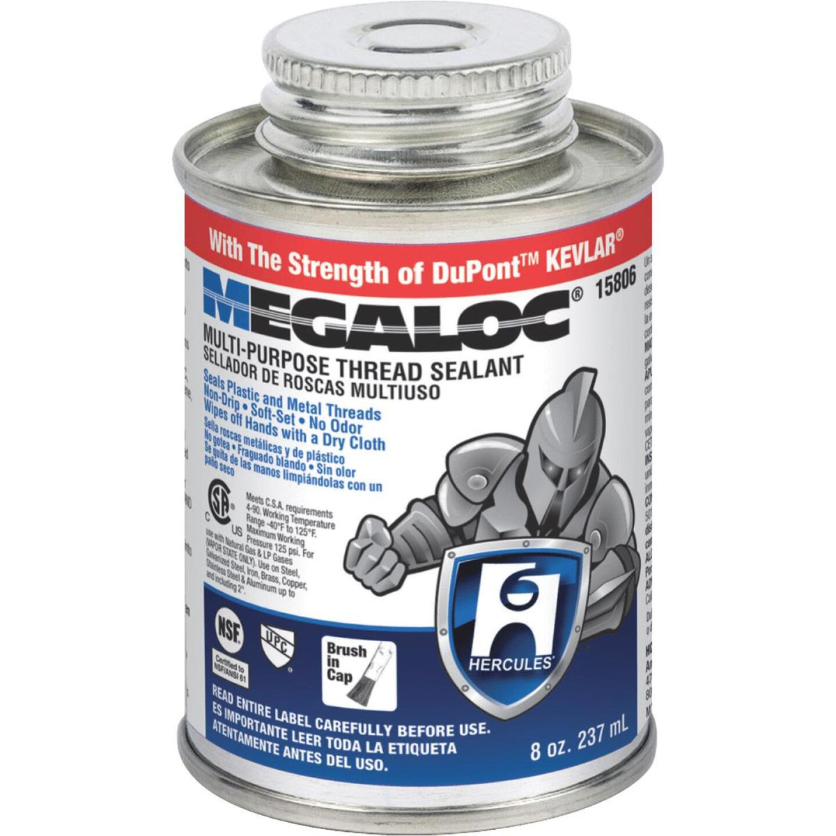 Hercules Megaloc 8 Fl. Oz. Blue Thread Sealant - East Haddam, CT ...