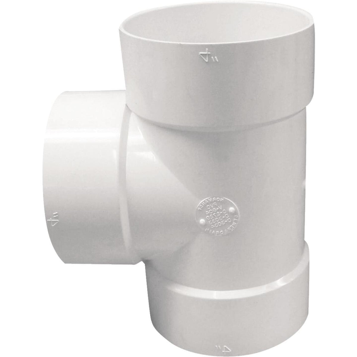 IPEX Canplas 4 In. PVC Sewer and Drain Sanitary Bull Nose Tee - East ...